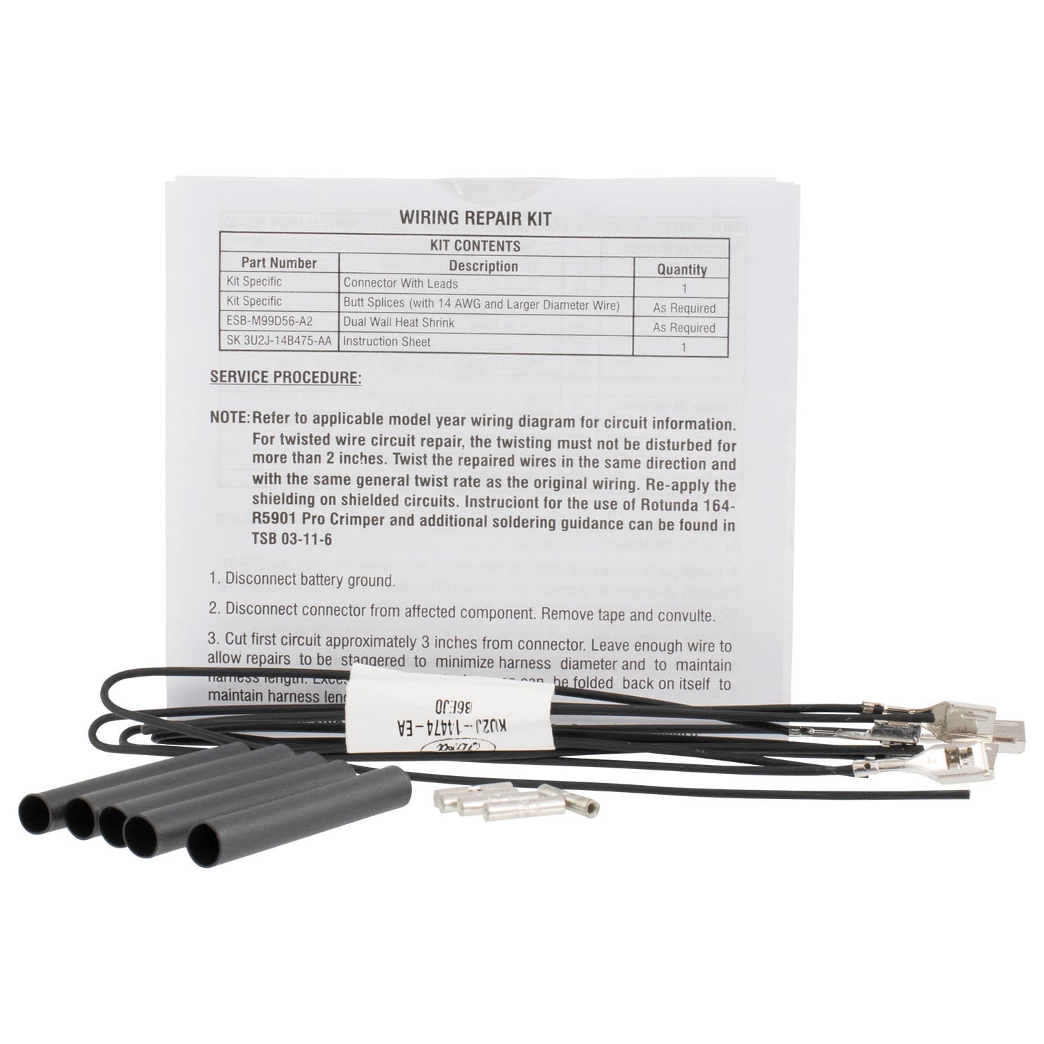 WT1034 Ford | Fuel Pump Jumper Harness Kit Terminal - 075MM 23L ...