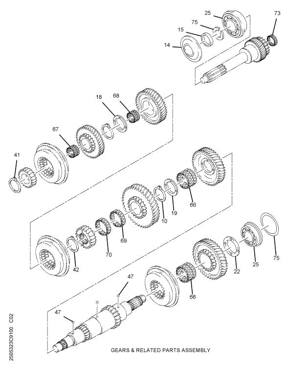 1699316C91 Navistar International | Transmission Kit Bearing and Seal ...