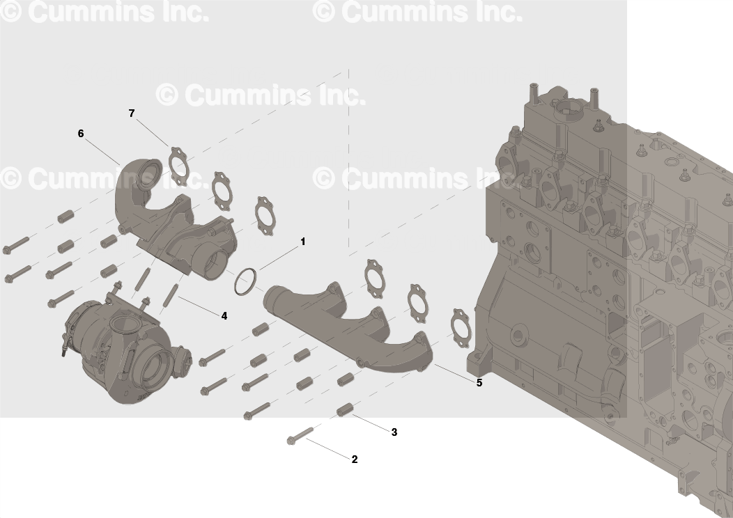 5633657 | Cummins® | Exhaust Manifold Kit | Source One Parts Center