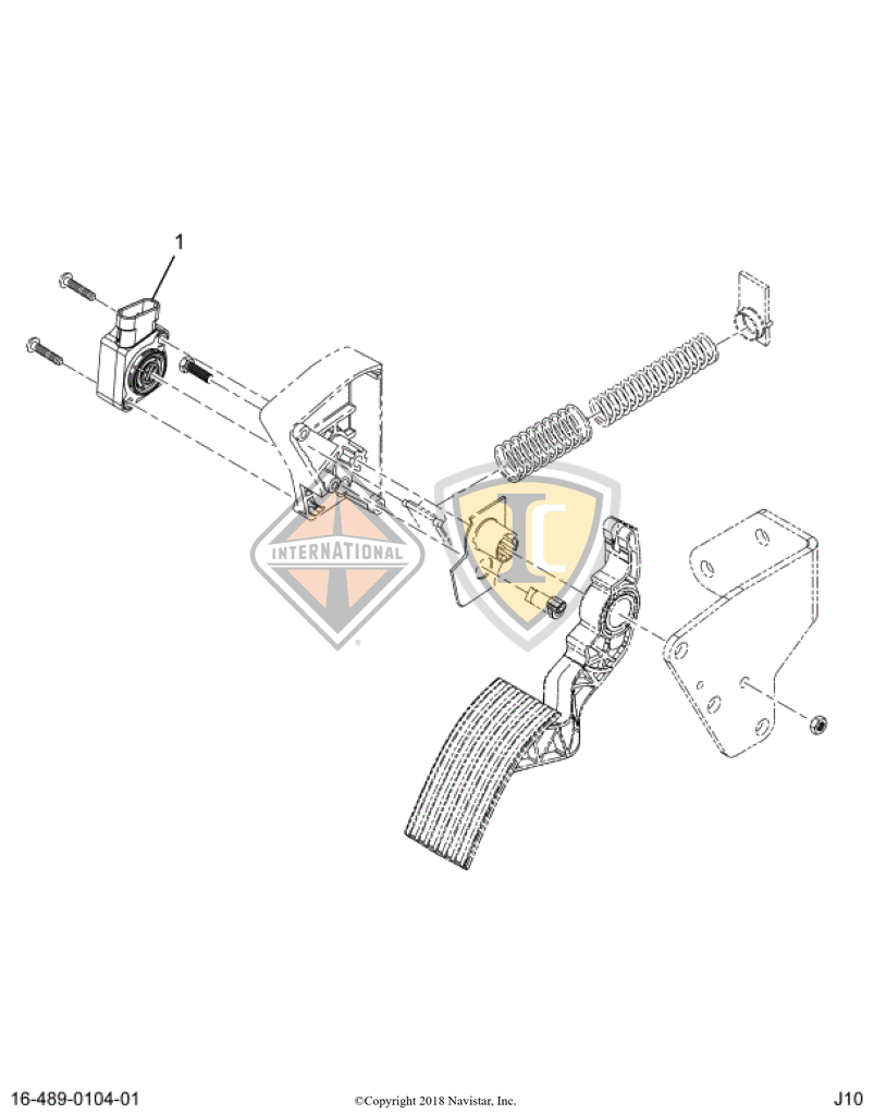 2603895C91 Navistar International | Accelerator Pedal Position Sensor ...
