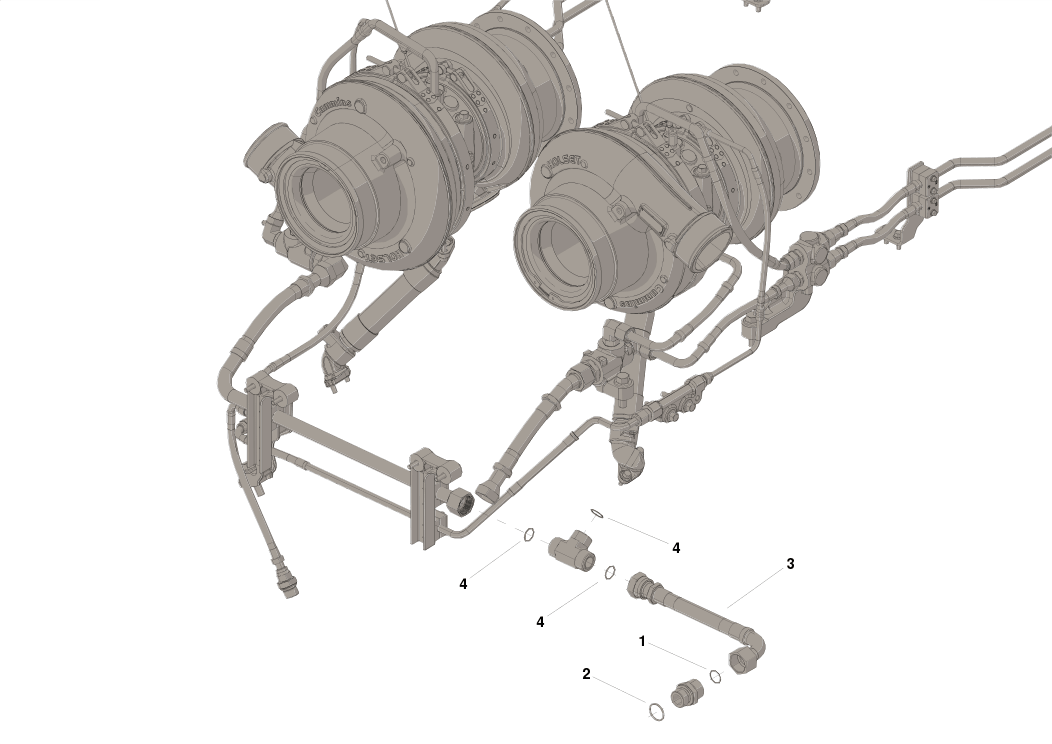 5405745 | Genuine Cummins® Hose Kit | Source One Parts Center