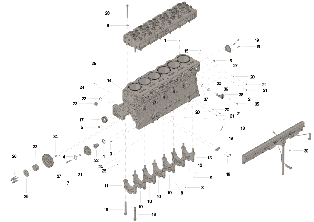 4089799 | Cummins® | Cylinder Block | Source One Parts Center