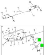 3535872C1 Navistar International | Cable Lock Strap Dual Clamp Tie 129 ...