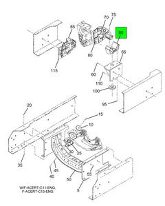 3613279C2 Navistar International | Engine Mount Insulator Rear | Source ...