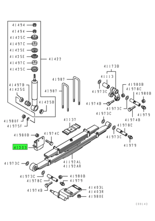 MK470625 Mitsubishi FUSO | Rear Suspension Spring Bump Stopper | Source ...