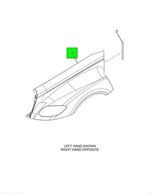 4046558C2 Navistar International | Right-Hand Hood Side Panel | Source ...