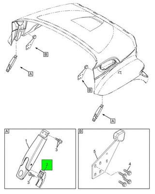 3544925C2 Navistar International | CATCH HOOD LATCH | Source One Parts ...
