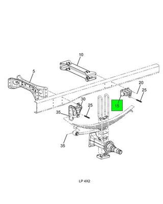 3548535C2 Navistar International | Rear Spring Bracket Right | Source ...