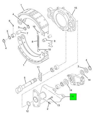 2523547C91 Navistar International | BRACKET BRAKE CHAMBER | Source One ...