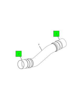 4109823C1 Navistar International | Flexible Air Hose 4 in Diameter ...