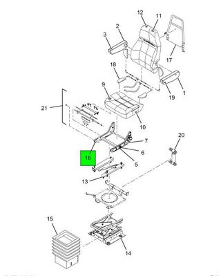 2523438C1 Navistar International | Seat Frame Bottom | Source One Parts ...