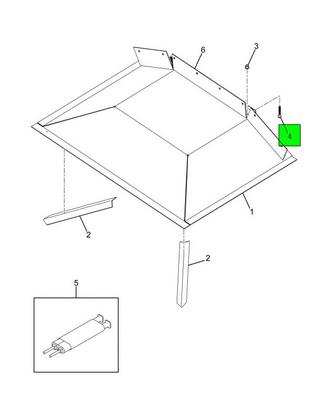 2225222C1 Navistar International | Pin Bolt 1/4 in Diameter x 1/4-3/8 ...