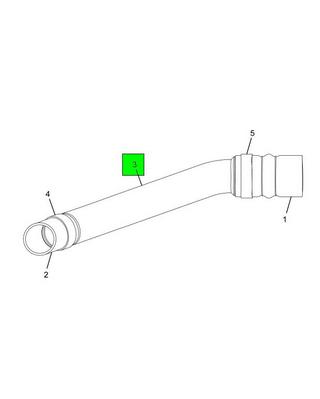 3544304C1 Navistar International | Charge Air Cooler CAC Hot-Side Pipe ...