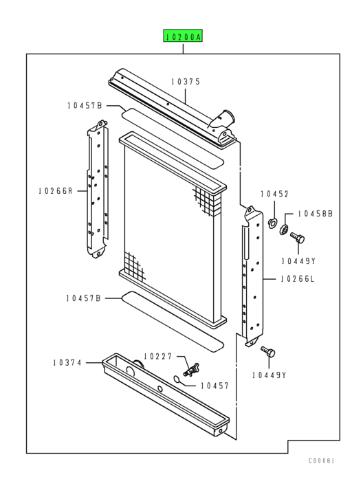 ME418349 Mitsubishi FUSO | Radiator Assembly | Source One Parts Center
