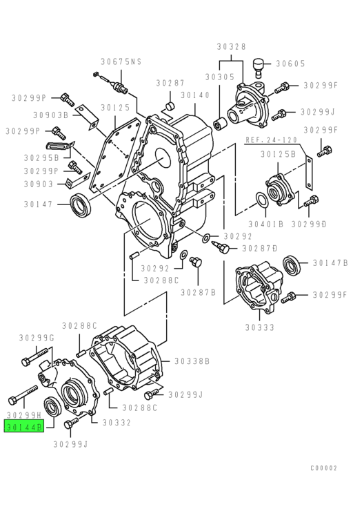 MH034189 Mitsubishi FUSO | Transfer Case Gearshift Shaft Oil Seal ...