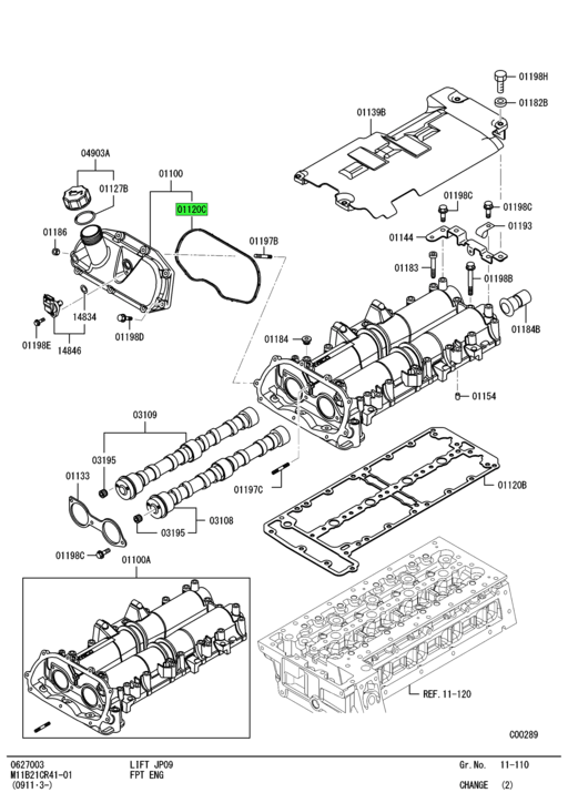 QC000367 | Genuine Mitsubishi FUSO® Rocker Case Gasket | Source One ...