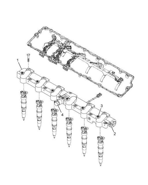 2522072C91 Navistar International | Assembly Injector Oil Inlet Adapter ...