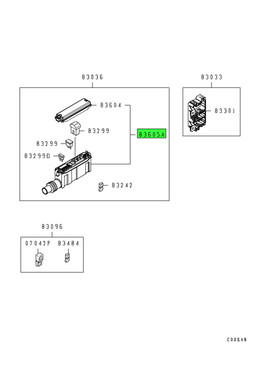 MK543305 Mitsubishi FUSO | Chassis Harness High Current Fuse Box ...